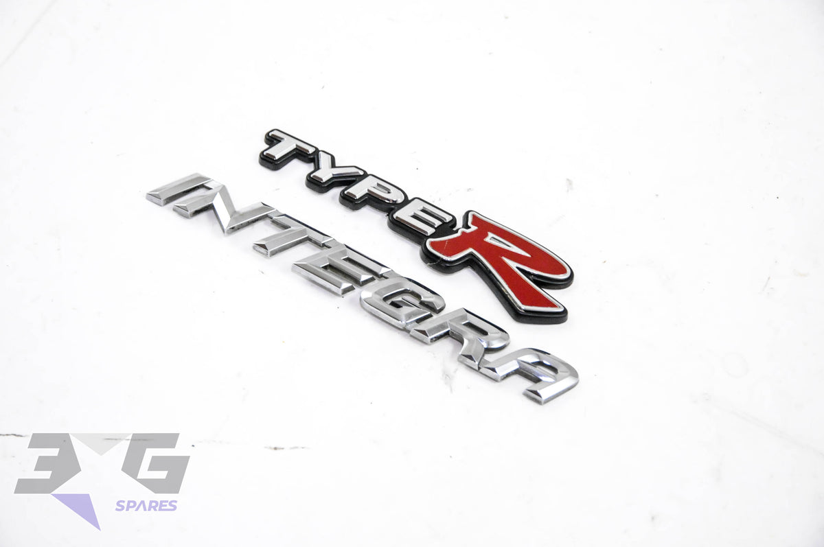 Shop 3GSpares JDM Honda DC5 Integra Type R Boot Trunk Badges Emblems ...