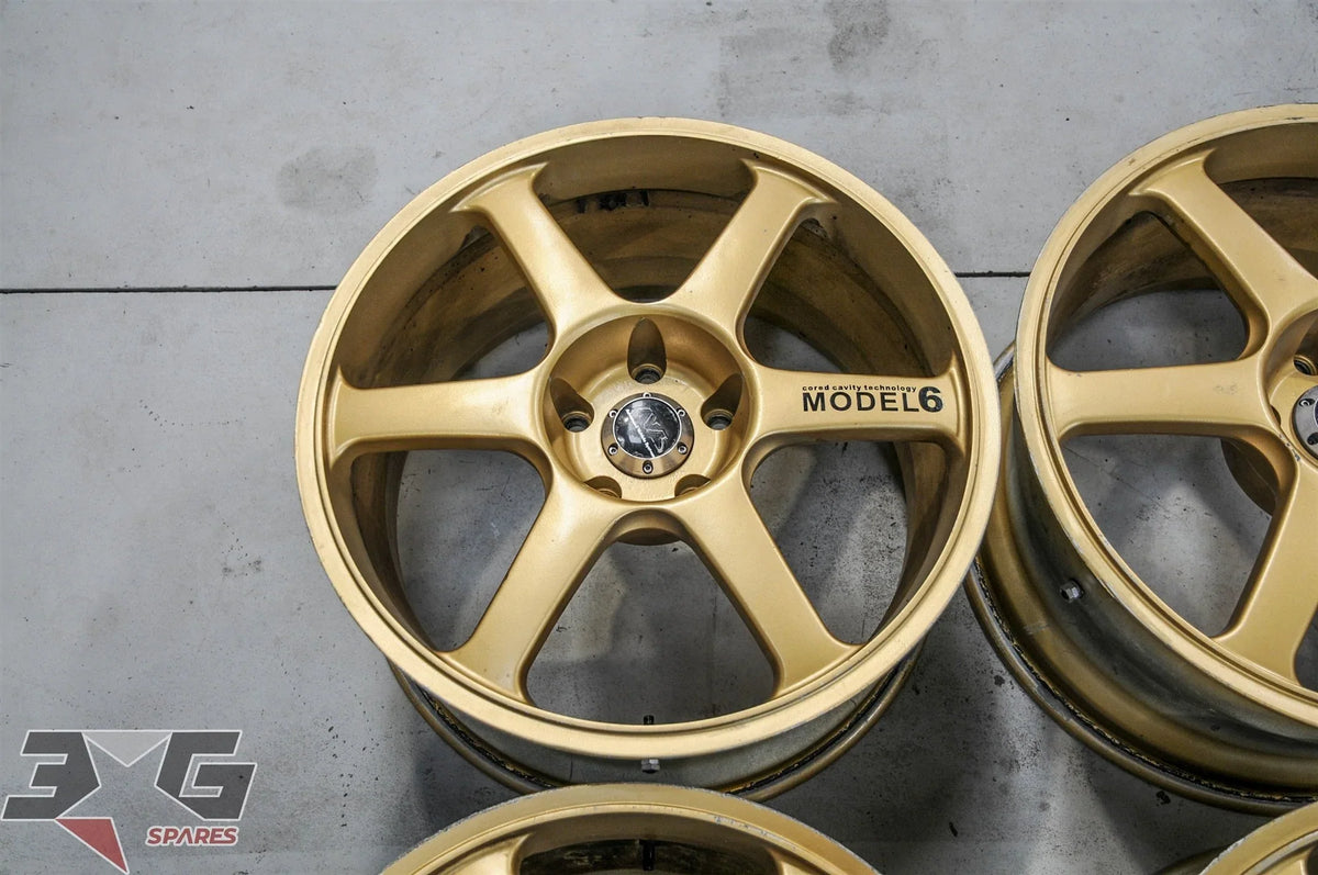 Genuine Yokohama AVS Model 6 Staggered Fit 18x8 +30 18x9 +35 5x114.3 P – 3G Spares